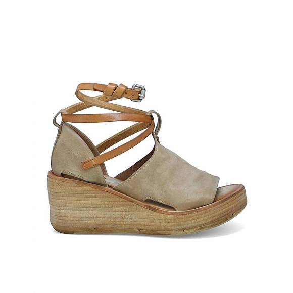 A.S.98 | Shoes | New As98 Nino Wedge Sandal In Taupe | Poshmark